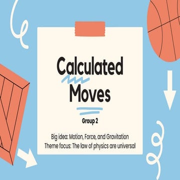 Calculated Moves Physical Science Grade 11 | PDF