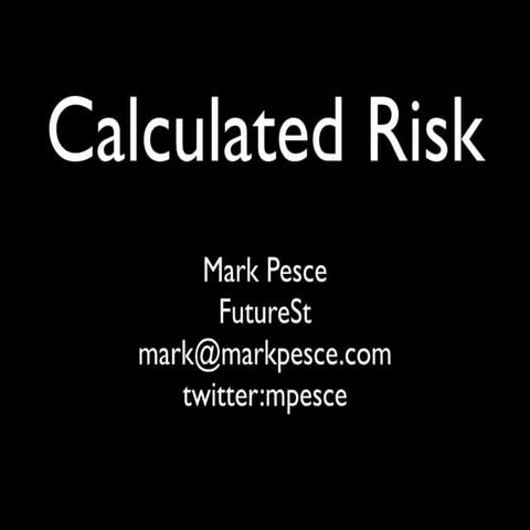 Calculated Risks | PPT