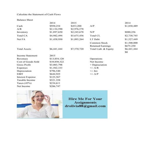 Calculate the values- Show your work- including cancelling common teri.pdf