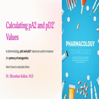 Understanding pA2 and pD2' Values: Calculation and Significance in Pharmacology | PDF