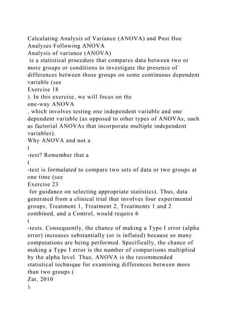 Two-Way ANOVA | PPTX