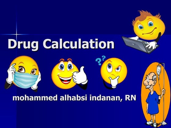 Drug Dosage Calculations | PPT