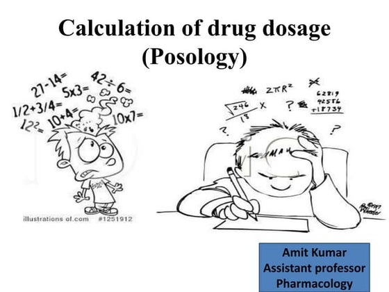 Drug dose calculations | PPT
