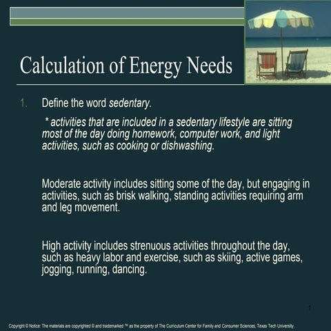 Calculation of energy_needs | PPTX