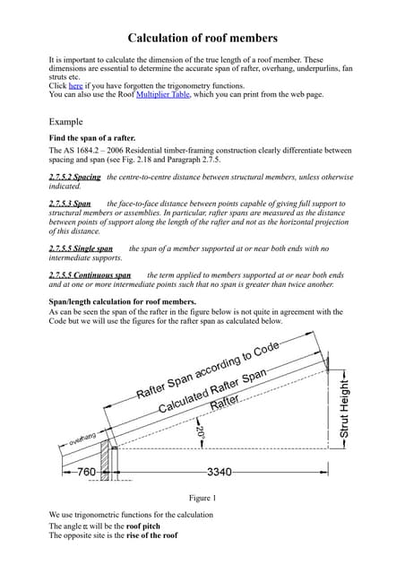 Pitched roof timber sizes | PDF
