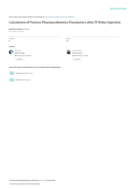 Non compartment model | PPTX