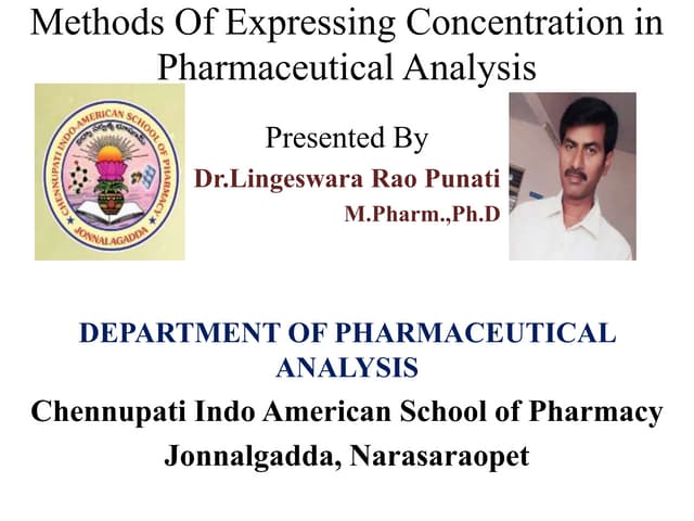 pharmaceutical calculations 8 | PPTX
