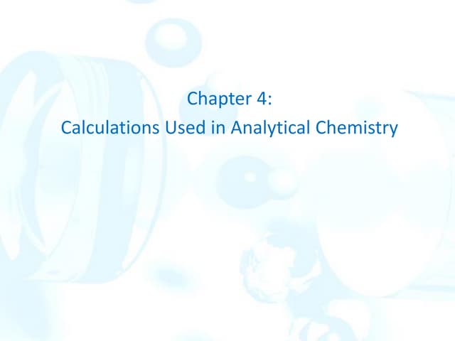 Quantitative aspects of chemical change - grade 10 | ODP