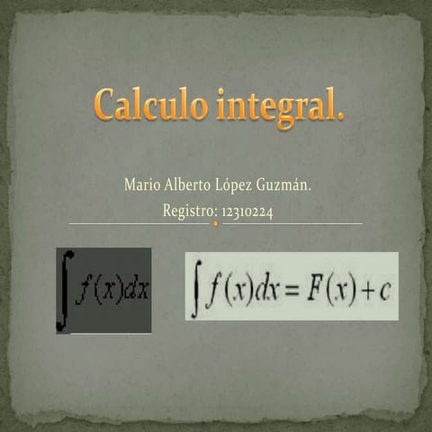 Calculo integral | PPTX