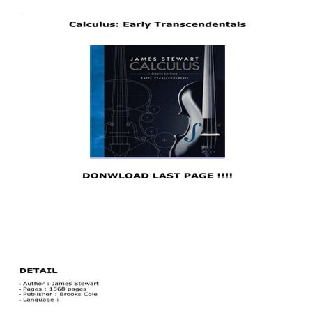 Calculus: Early Transcendentals | PDF