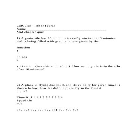 CalCulus- The InTegral Name________________________________.docx