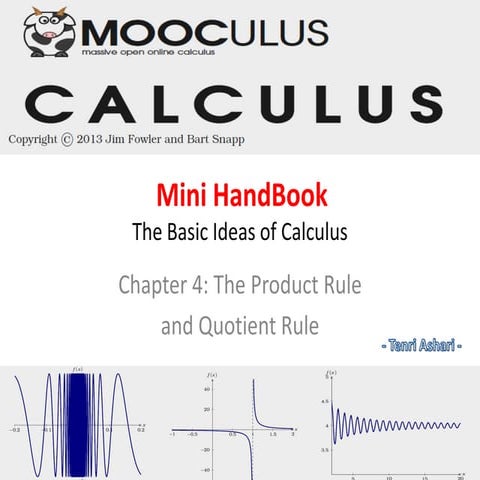 The Building Block of Calculus - Chapter 4 The Product Rule and ...