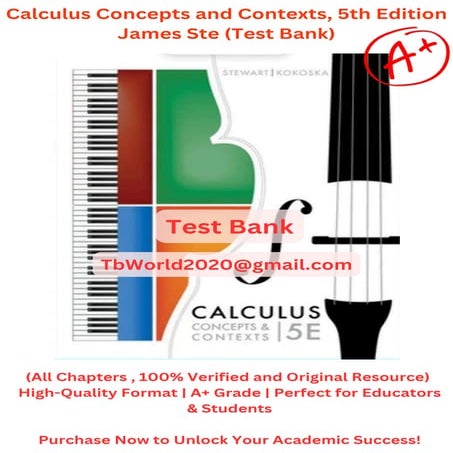 Calculus Concepts and Contexts, 5th Edition James Stewart Test bank.pdf