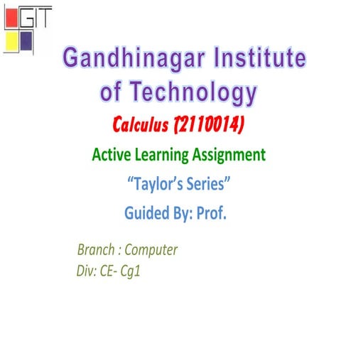Calculus ppt format | PPT