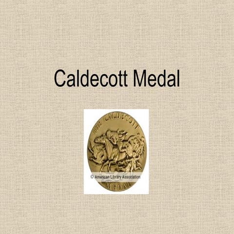 Introduction to the Caldecott Award | PPT