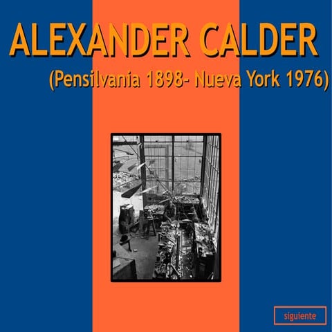 Alexander Calder | PPTX