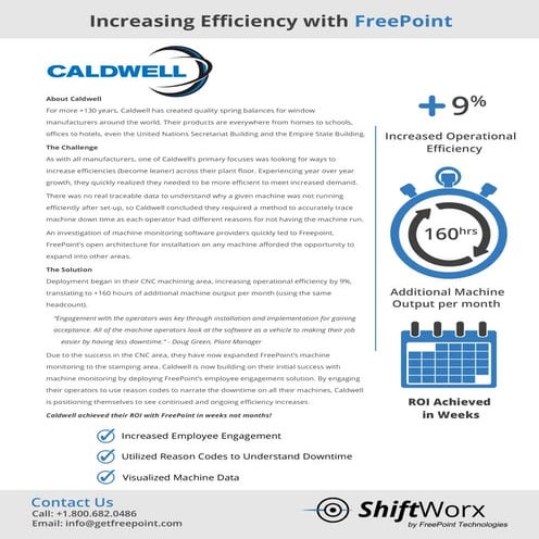 Case Study - Caldwell - FreePoint Technologies | PDF