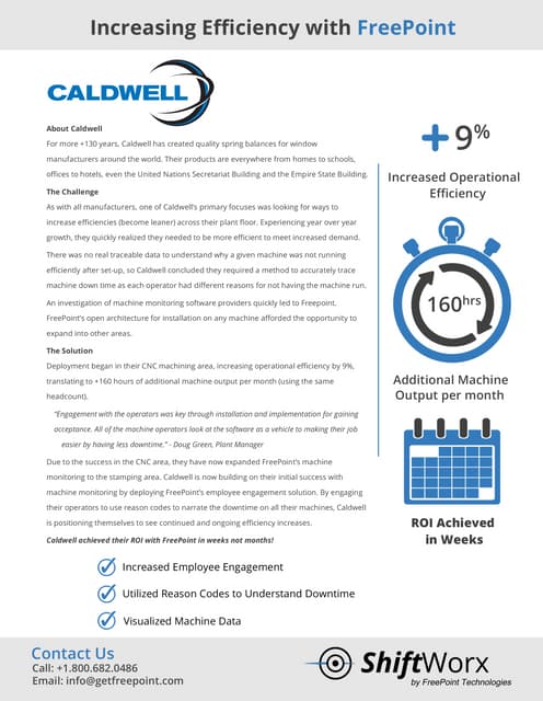 ShiftWorx MES SaaS - Digital Andon System Software Solution Brochure ...