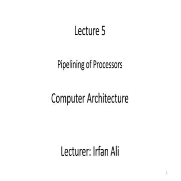 Pipelining Of Processors Computer Architecture Pptx 3476
