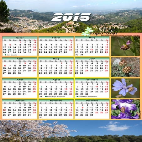 Calendari 2015 | PDF