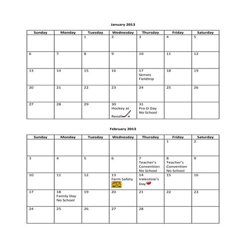 2011 2012 school calendar - updated june 23, 2011 | PDF