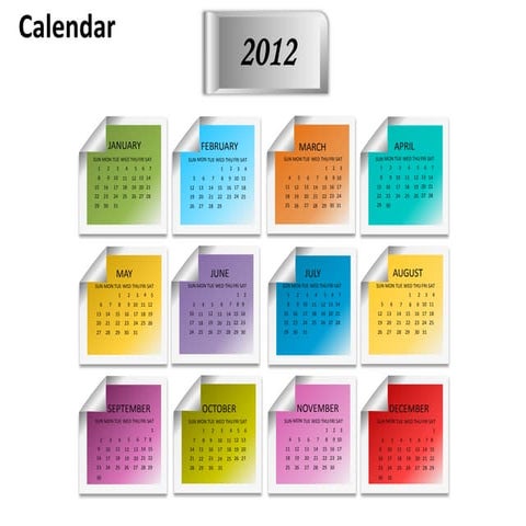 2012 calendar | XLS