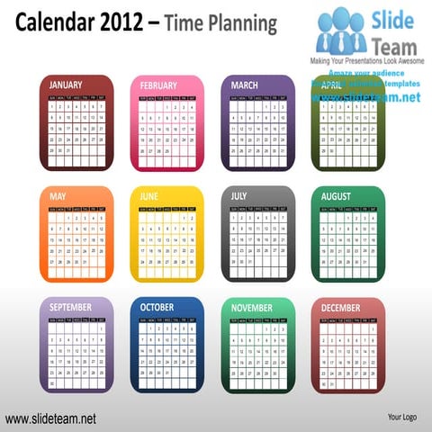2012 calendar | XLS