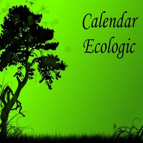 Calendar ecologic | PPT