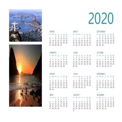 Calendario 2020 | DOCX