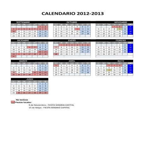 Kalender pendidikan 2012 2013 | PDF