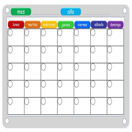Calendario programacion | PPTX