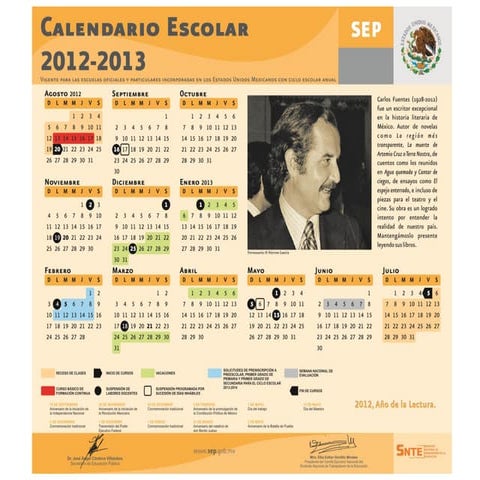 Calendario sep 2012 2013 | PDF