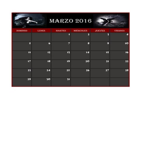 Calendario imprimible febrero | PDF