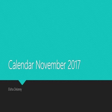 Calendar september | PPTX