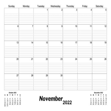 November 2022 Calendar | PDF