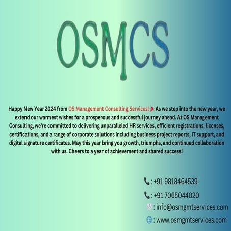 Os Mgmt PPT-OS Mgmt Consulting Services Service List | PDF