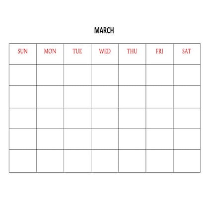 Calendar word | PPT