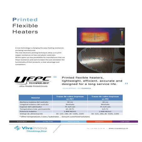 Printed Flexible Heaters | PDF