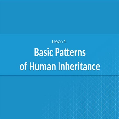 Human genetics..........................pptx