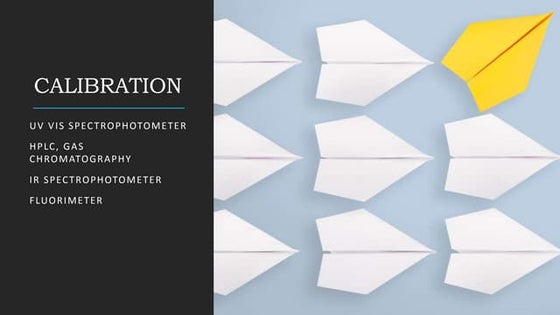 Calibration of uv visible spectrophotometer | PPTX | Chemistry | Science