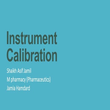 Calibration of Instruments Asif.pptx