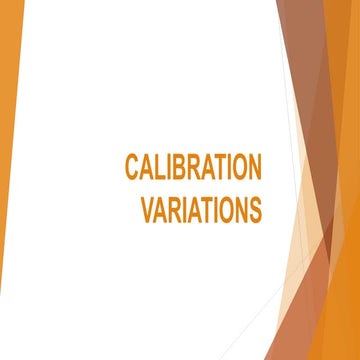 Calibration Singapore | PPTX | Physics | Science