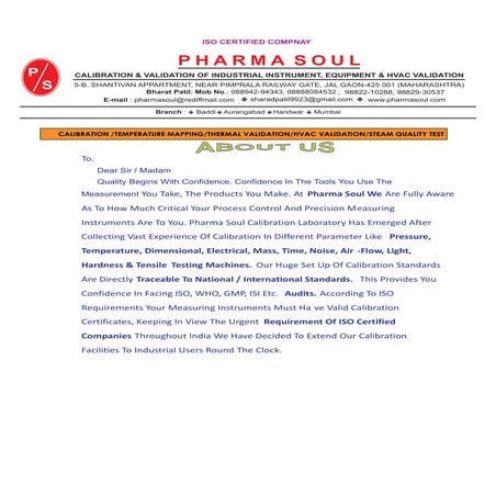 AUTOCLAVE STERILIZER By Pharma Soul | PDF