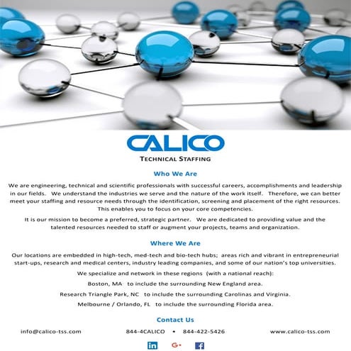 Calico Technical Staffing | PDF