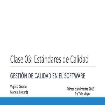 Sistemas de Gestión y Control de la Calidad: Principios y Normas ISO ...
