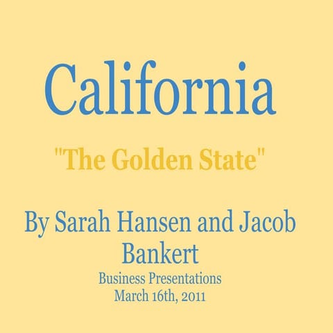 California | PPTX