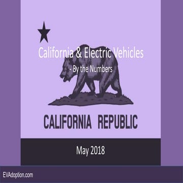 California & EVs by the numbers | PPTX