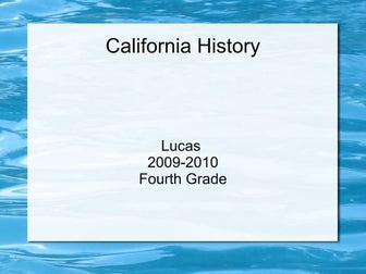 California History | PPT