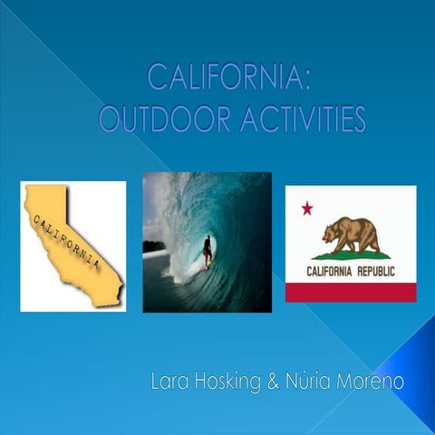 California outdoor activities | PPTX | North America Travel | Travel ...