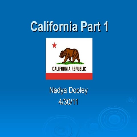 California Part 1 | PDF